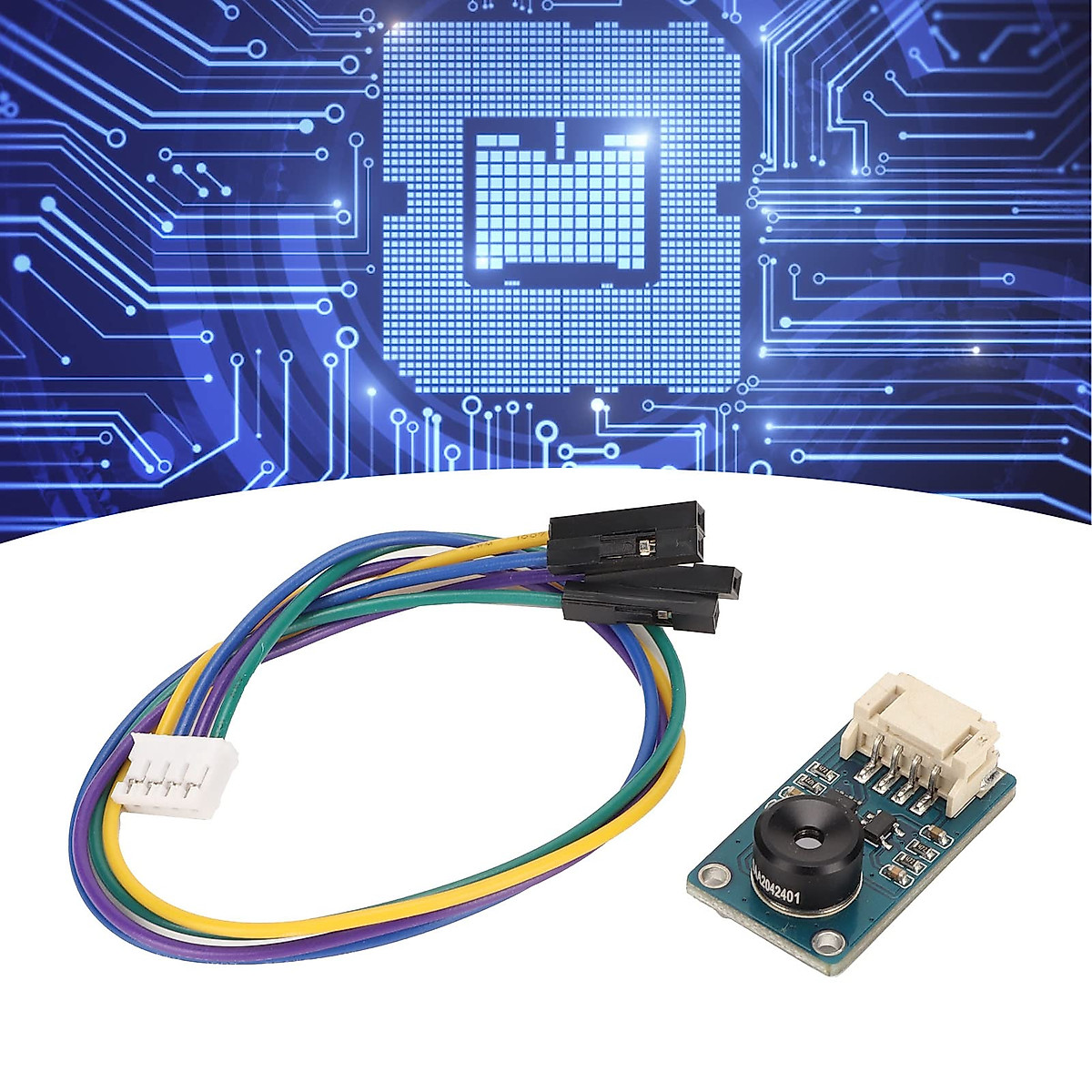 VINGVO Temperature Sensor IR Module, IR Array Thermal Imaging Camera Module I2C Interface 32x24 PX for Intelligent Buildings