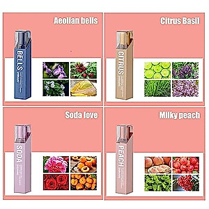 HIRAKI Flysmus Lusty Pheromone Perfume, Blisce Phero Perfume, Lusty Pheromone Perfume, Pheromones Perfumes for Women to Attract Men, Lusty Pheromone Perfume, Pheromone Roll-On Perfume (4PCS)