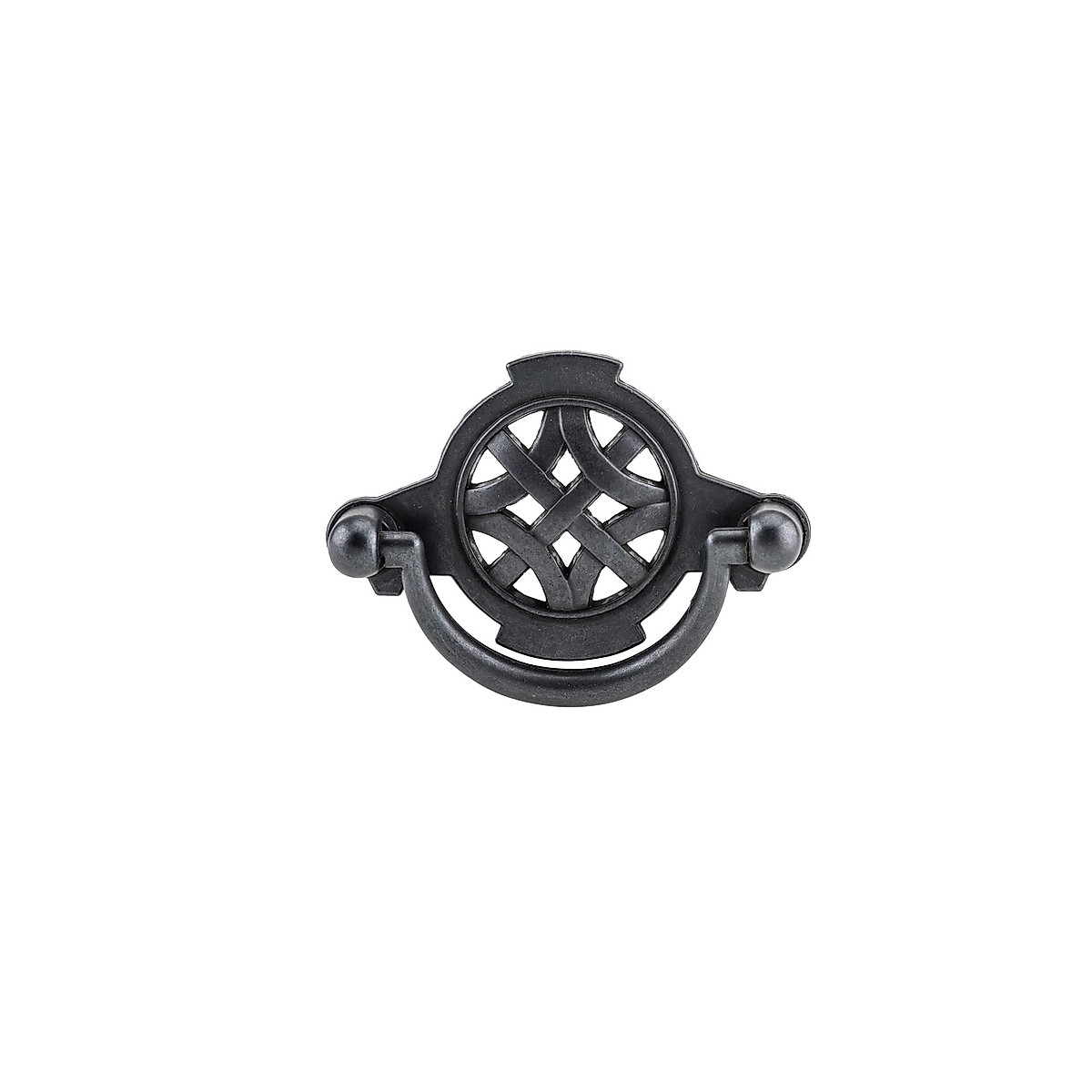 Richelieu Hardware BP2381964906 Provence Collection 2 1/2-inch (64 mm) Center-to-Center Anthracite Traditional Cabinet and Drawer Pull Handle for Kitchen, Bathroom, and Furniture