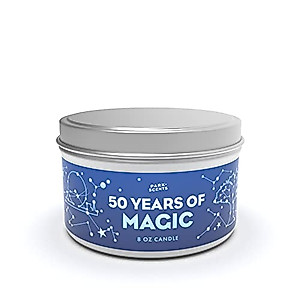 Park Scents 50 Years of Magic Candle - Beautiful Smell Used at Most Hotels Celebrating Disney 50th Anniversary - Super Accurate - Handmade in The USA - Vegan and Cruelty-Free | 8 oz. Tin