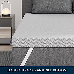 BedStory Medium Firm Mattress Topper 4 Inch Full Size