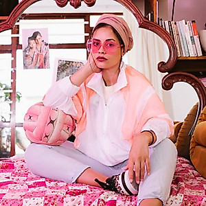 Matcheck 12 Pack Mixed Pink Color Sunglasses Classic Retro Party Favors Eyewear Costume Accessories Bulk Glasses for Unisex Adult