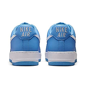 Nike mens Air Force 1 Low Retro, University Blue/White/Metallic, 7.5