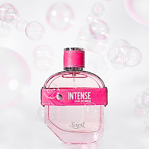 Sapil Intense Perfume for Women – Long Lasting Dubai Perfume for Women – Fruity Floral EDP 3.4 Oz (100 ml) – Ideal Everyday Scent – Arabic Cologne for Women