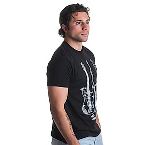 1959 Electric Guitar Patent Drawing | Music History Guitar Player Unisex T-Shirt-(Adult,XL) Black