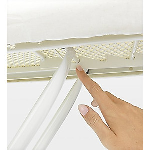 Brabantia Size C Ironing Board (49x18 in) 7 Height Options, Solid Steam Unit Rest Holder (Ice Water) Non-Slip Feet, Anti-Collapse Child Locks