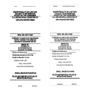 DOWNLITE 10-Pack Set of Queen Size Hypoallergenic Down Alternative Bed Pillows – Soft/Medium Density, for Stomach & Back Sleepers – Machine Washable & Dryable – Assembled in The USA