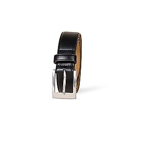 Amazon Essentials Men's Dress Belt, Black, 40