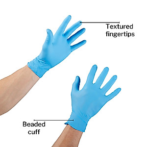McKesson Confiderm 3.8 Disposable Nitrile Exam Glove Standard Cuff Length