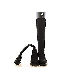 SYBL 2 Pairs(4 Sheets) Boot Shaper Form Inserts Tall Boot Support Shaper Thicken Shoe Tree Shape Holder for Women and Men,Black 14 Inches