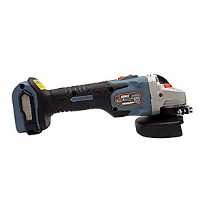 SENIX X2 20 Volt Max* 5-Inch Brushless Angle Grinder Tool, 8500 RPM Max, 3-Position Auxiliary Handle, Spring-Loaded Safety Slide Switch, 2.5 Ah Battery and Charger Included (PAX2125-M2)