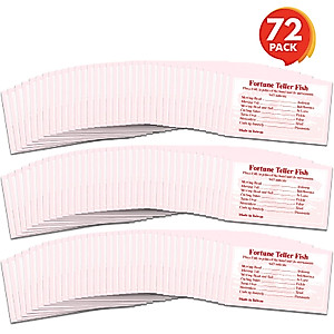 ArtCreativity Large 3.5 Inch Mood Fortune Teller Fish - Set of 72 - Cool Novelty Toy for Kids and Adults - Fun Science Learning Aid - Christmas Party Cracker Toy, Birthday Party Favor