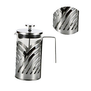 FELTECHELECTR 304 Fashion Coffee Pot Coffee Machines Espresso Ground Coffee Multi-function Coffee Pot Coffee Maker Espresso Filter Teapot Heat Resistant Coffee Pot Coffee Filtration Teapot