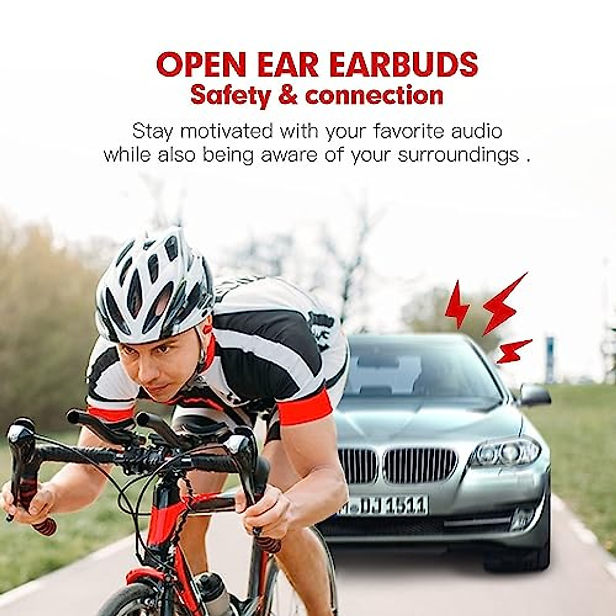 Ttbesmi Open Ear Buds Ear Clip Bone Conduction Headphones Head Phones Bluetooth Clip On Headphones Tiny Wireless Bone Buds Bluetooth Clip On Bone Conduction Headset Auriculares De Conduccion Osea