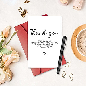 hvdler Sweet Thank You Card for Him Her, Funny Appreciation Card for Boss Teacher, Thank You Card for Friends Family, Thank You for All That You Do