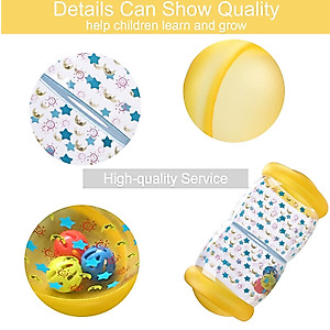 Baby Crawling Toys for Children, Fitness Toy, Infant Beginner Inflatable Roller Toys for 0-24 Months Newborn Boys Girls, Exercise Your Baby's Muscles and Coordination, Yellow