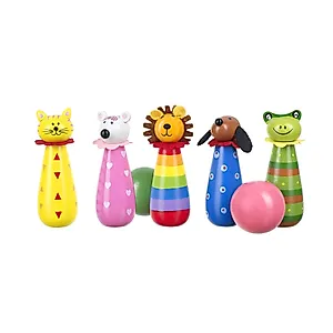Orange Tree Toys OTT03573 Wooden Skittles,