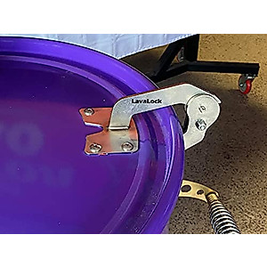 UDS Stainless Lid Hinge Kit, Ugly Drum Smoker Mod Parts - Stainless - Quick release by UnknownBBQ.com