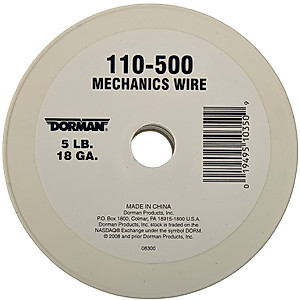 Dorman 110-500 18 Gauge 5 Pound Spool Mechanics Wire, 830 Feet Universal Fit