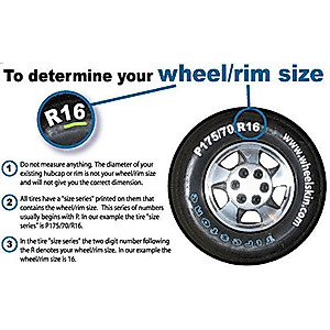 Overdrive Brands Chrome 16" Hub Cap Wheel Covers for Ford Crown Victoria - Set of 4