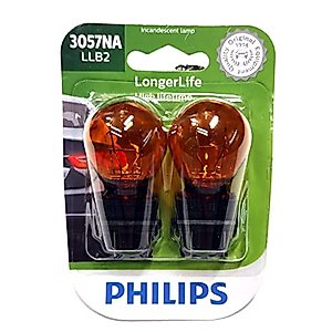 Philips 3057NA LongerLife Miniature Bulb, 2 Pack