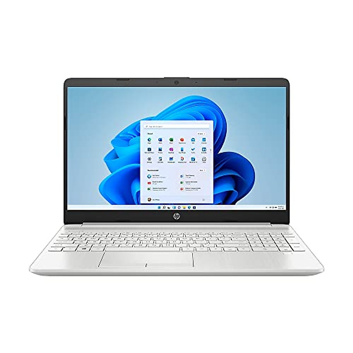 2022 HP 15.6" FHD IPS Laptop Computer, 11th Gen Intel Core i3-1115G4 Processor, 16GB DDR4 RAM, 512GB PCIe SSD, Intel UHD Graphics, HD Webcam, HD Audio, Windows 10 S, Silver, 32GB SnowBell USB Card