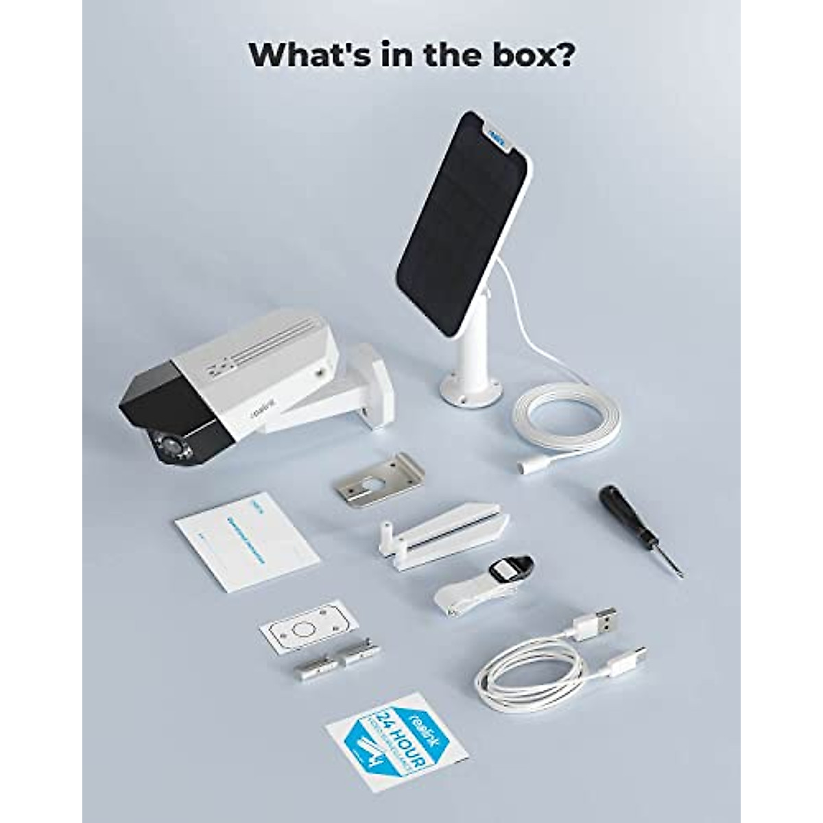 2K Security Battery Camera Outdoor Wireless Solar with Dual Lens 150° PIR Angle, 2.4/5GHz WiFi, Human/Vehicle Detection, Motion Spotlights Color Night Vision, Two Way Talk, Reolink Duo w/Solar Panel