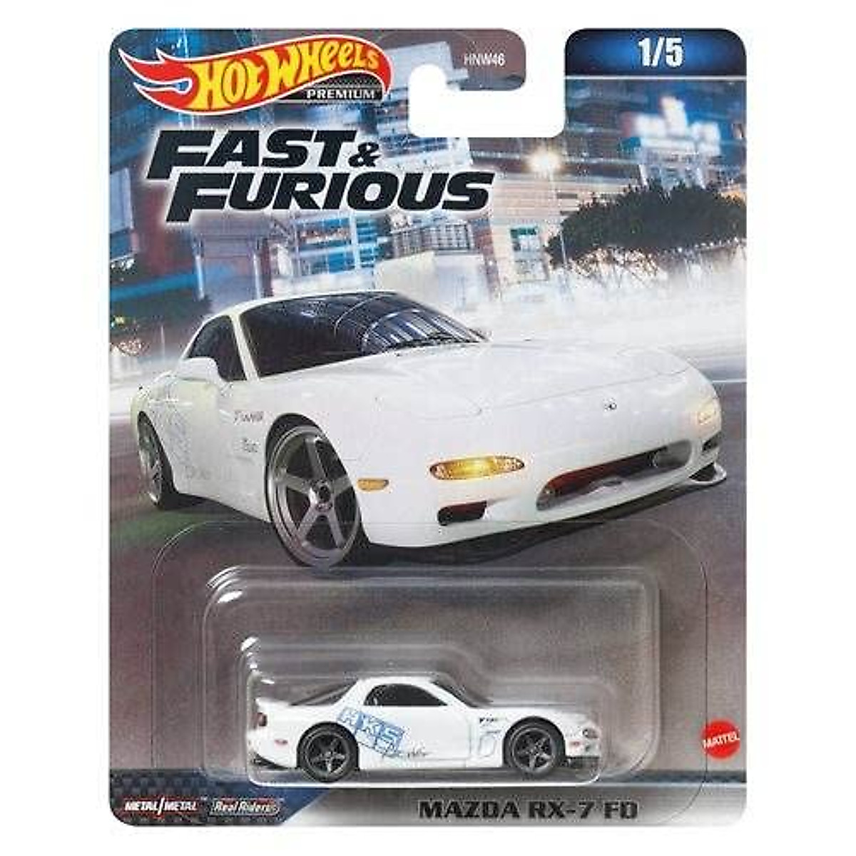 Hot Wheels 2023 Fast & Furious Premium Diecast Car Complete Set of 5 Vehicles from HNW46-956A Release