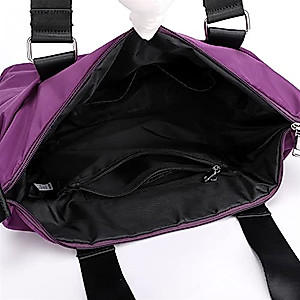 ZSFBIAO Women's Shoulder Bag Female Handbag Large Capacity Messenger Bag Ladies Nylon Tote Crossbody Bags Athletic Bag (Color : H)