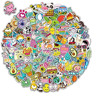 Cute Stickers Bulk 150Pcs Vsco Stickers for Hydroflasks Waterproof Stickers for Kids Cute Stickers for Hydro Flask Water Bottles Scarpbook Sticker Packs for Teens Girls Kids