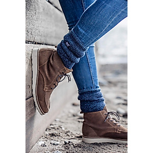 Heat Holders - Mens Winter Warm Thick Bigfoot Thermal Crew Socks Size 13-15 US (Red)