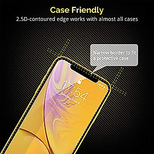 UNBREAKcable Screen Protector for iPhone 11/ iPhone XR [3-Pack] [99.99% HD Clear] [Easy Installation Frame] [9H Hardness] [Full Coverage] [Bubble Free][Free Alignment Tool, Anti-Scratch][ Anti-Fingerprint] for Apple 6.1''