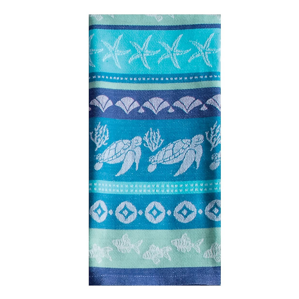 Kay Dee Designs Beach House Sea Turtles Jacquard Kitchen Tea Towels Set of 2