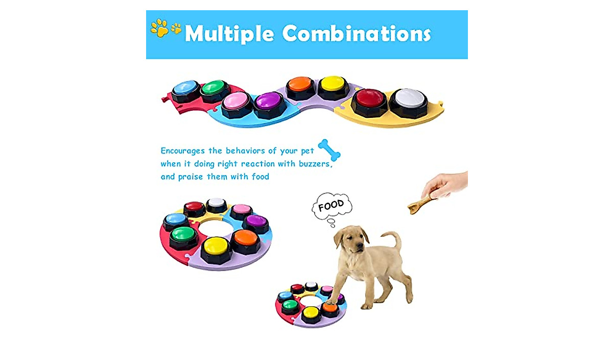 RIBOSY Dog Soundboard: Record & Train Your Pet
