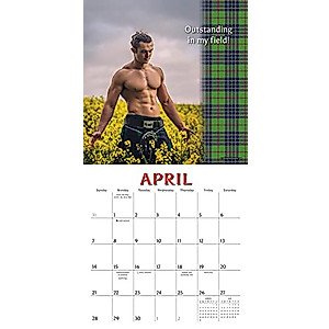 Kilty Pleasures 2024 Mini Calendar, 7" x 7"