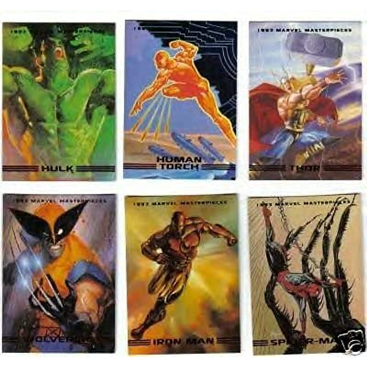 Marvel 1993 SkyBox - Marvel Masterpieces Series II Complete Card Set (91 Cards)