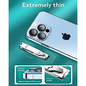 MR.GREEN Portable Nail ClippersMedical Grade Stainless Steel Foldable Nail Cutter Ultra Slim Travel Design