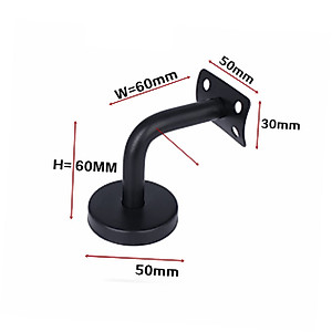 3pcs Handrail Bracket Stair Rail Bracket Bannister Bracket Bannister Support Handrail Support