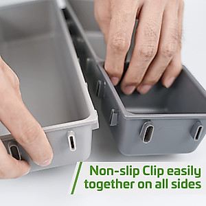 OFFSIR Utensil Organizer for Kitchen Drawers, Silverware Organizer, Cutlery Tray, Drawer Dividers Organizers and Storage -7 PCS