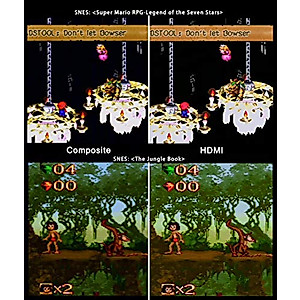 HDMI Cable for Nintendo Gamecube, Nintendo 64 N64, Super Nintendo SNES (3-in-1), GameCube/SNES/N64 to HDMI Adapter with S-Video Signal Output (Better Video Quality), HD Converter with 4:3/16:9 Switch