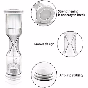 1st Choice 1 Minute Sand Timer (1), White, Kitchen Timer