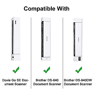 XANAD Hard Case for Brother DS-640 / DS-940DW/DS-740D / DS-720D/Doxie Go SE Duplex Compact Mobile Document Scanner(Light Gray)
