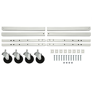 HECASA Adjustable Bun Pan Rack 25 Tier with Brake Wheels, Bakery Sheet Rack for Foodservice, Kitchen,Restaurant, Pizzeria, Hotel, Home, Aluminum, 24.72" L x 20.5" W x 58''H