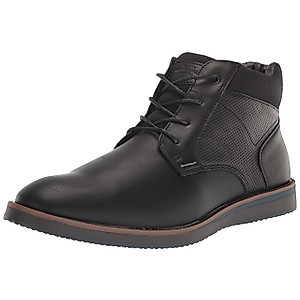 Nunn Bush Men's DC Circuit Plain Toe Chukka Boot with Memory Foam, Black, 13 Wide