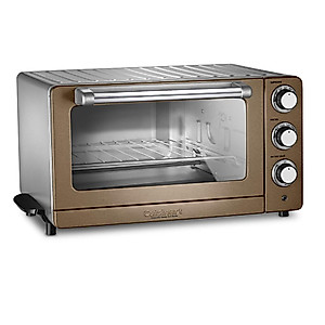 Cuisinart TOB-60N1CS Convection Toaster Oven Broiler, 19.1"(L) x 15.5"(W) x 9.8"(H), Copper Stainless Steel (Renewed)
