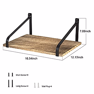 Love-KANKEI Wall Storage Floating Shelves Bundle (Contain 2 Items)