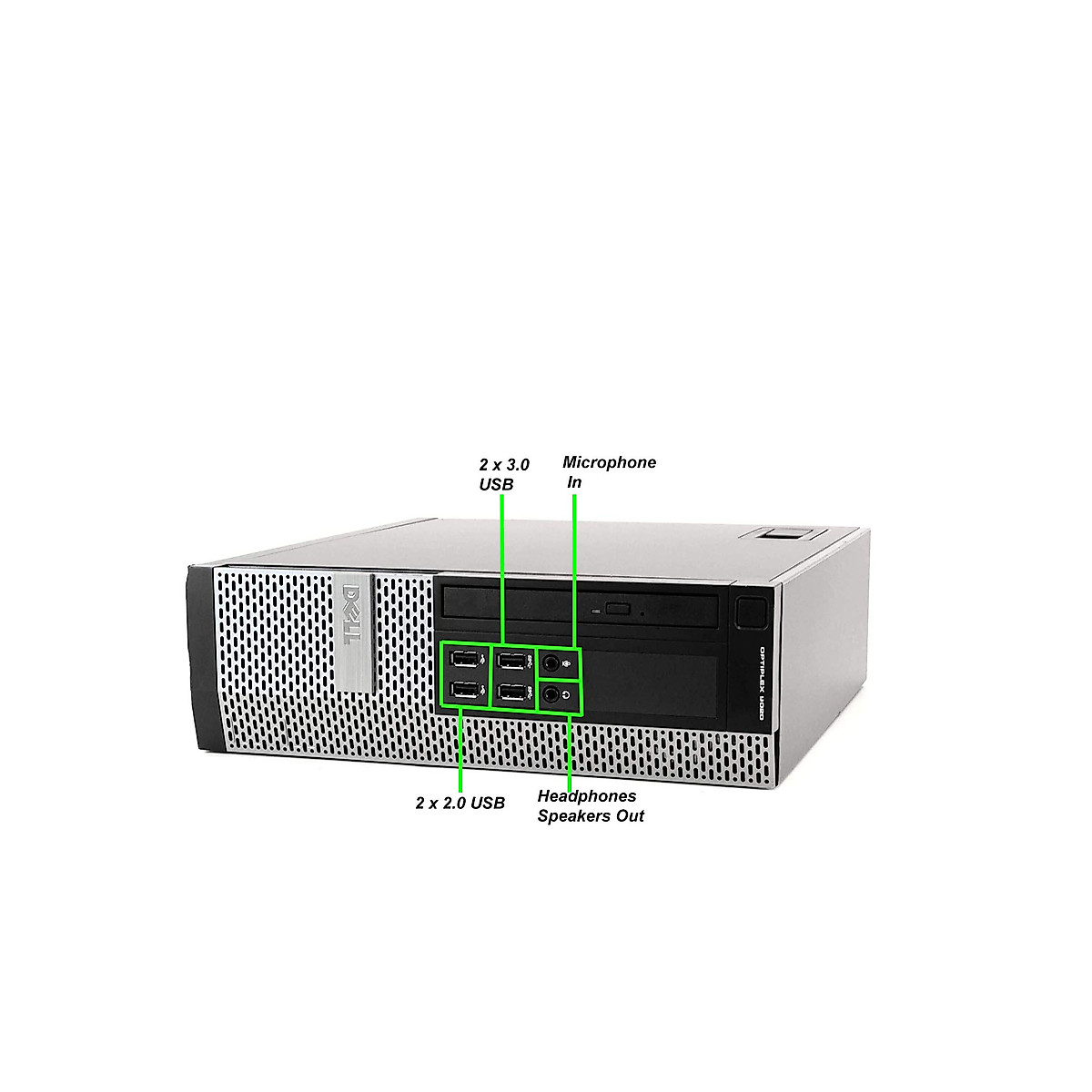 Dell OptiPlex 9020 SFF Computer Desktop PC, Intel i5 Processor, 32GB Ram, 256GB M.2 SSD + 2 TB HDD, FHD 24 Monitor, Wireless Keyboard and Mouse, WiFi & Bluetooth, Windows 10 Pro (Renewed)