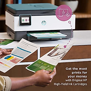 HP Wireless Color All in one Inkjet Printer - Print, Scan, Copy, Fax with Auto Document Feeder, 2-Sided Printing and Self-Healing Wi-Fi with 6 ft NeeGo Printer Cable