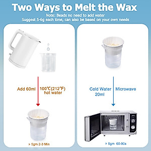 Nose Wax Hair Removal Kit by CoFashion | 100g Wax, 30 Applicators (15-30 Uses) | Painless, Quick & Easy for Men | 15 Mustache Guards, 1 Silicone Cup