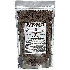 Suncoast Sugar Gliders Wholesome Balance Real Chicken Sugar Glider Food | High Protein NO Filler NO Soy | Small Animal Food Kibbles and Bits | Sugar Glider Dry Food 1.5 LB (Chicken & Brown Rice)